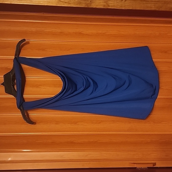 Tops | Royal Blue Halter Top | Poshmark
